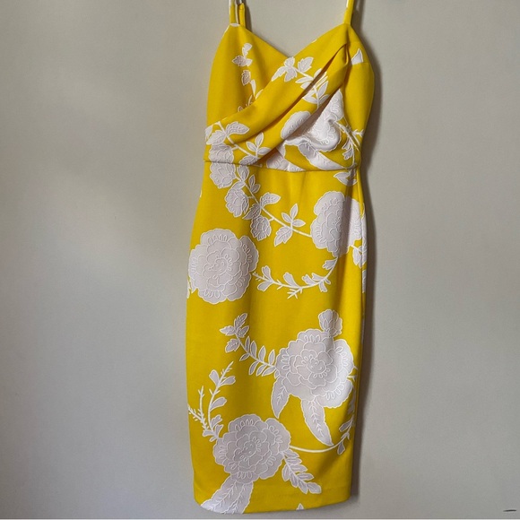 RACHEL Rachel Roy | Dresses | Rachel Rachel Roy Yellow And White Floral ...